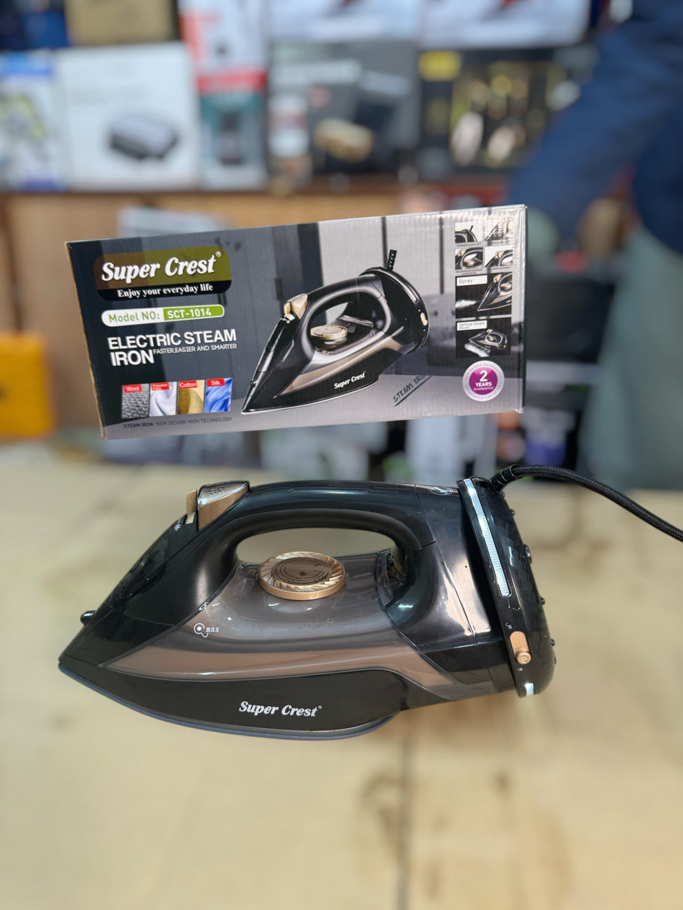 Super crest cordless steam iron SCT-1014 – Every Home Need