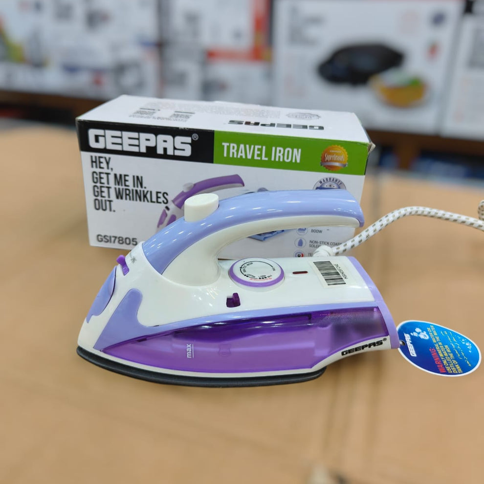 GEEPASS travel steam iron GSI 7805 – Every Home Need