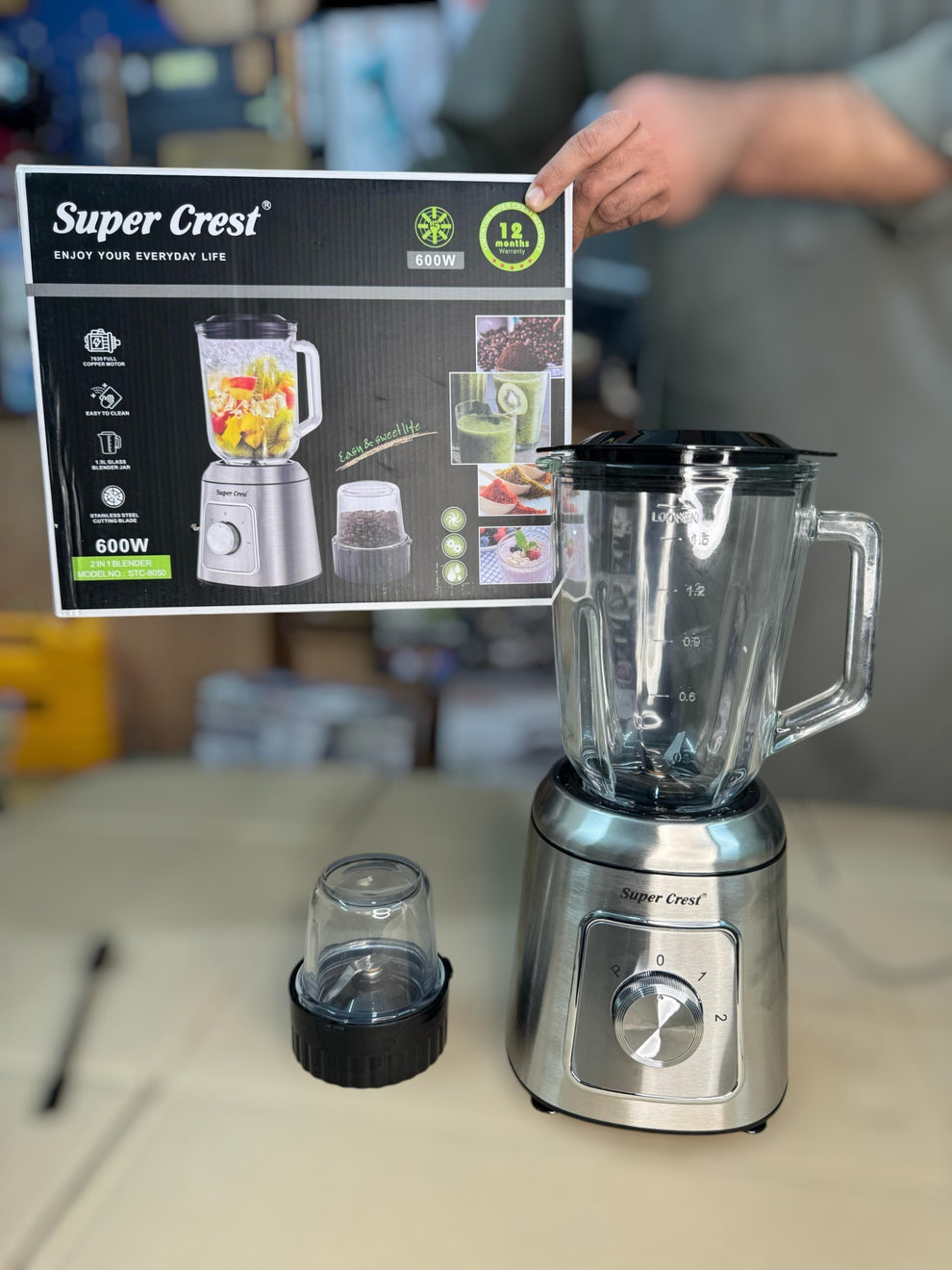 SUPER CREST Germany 2 in 1 commercial blender – Every Home Need